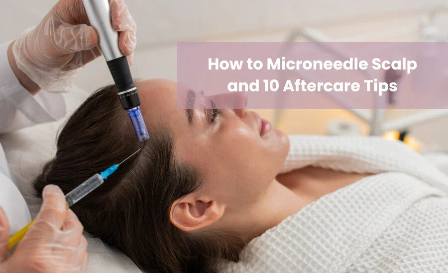 How to Microneedle Scalp and 10 Aftercare Tips – diaminyaesthetics